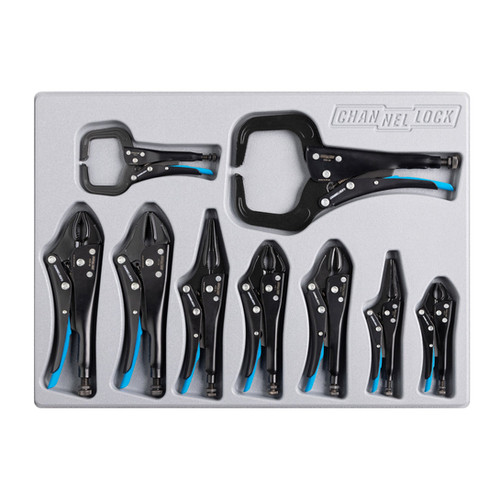 Channellock 9PC LOCKING PLIERS SET W/TRAY | JDTCo.