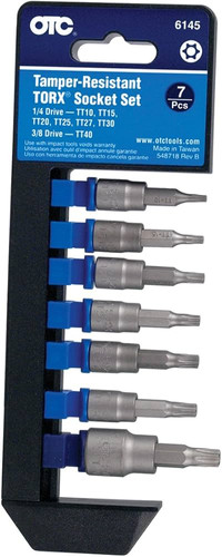OTC 7 Piece Tamper Proof Torx Bit Set | JDTCo.