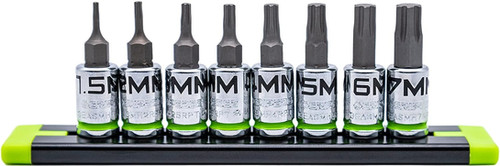 Grip Edge 8 Piece 1/4" Drive Metric RPT Hex Driver Set | JDTCo.