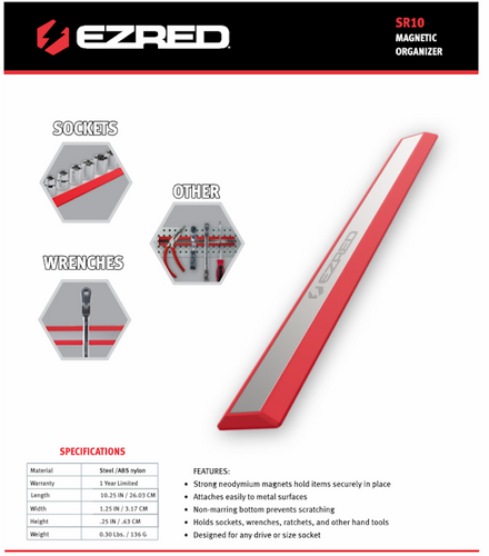 E-Z Red Magnetic Organizer | JDTCo.
