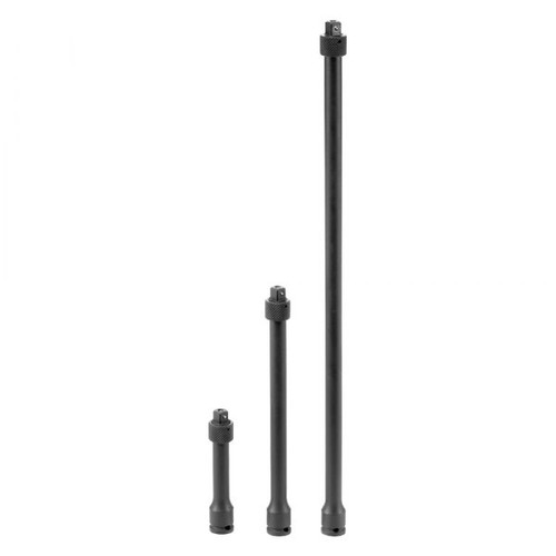 Grey Pneumatic 1/4" Drive 3 Piece Impact Locking Extension Set | JDTCo.