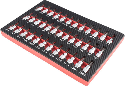 Sunex 37 Piece Bit Socket Set in EVA Foam Tray | JDTCo.