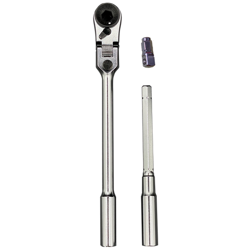 VIM 3 Piece 1/4" Mini Flex Bit/Socket Ratchet Kit | JDTCo.