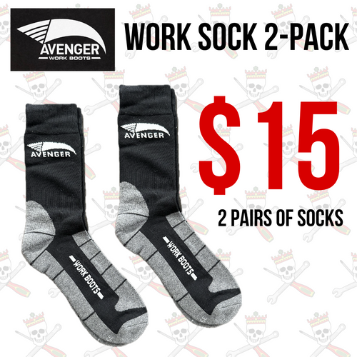 Avenger Work Sock 2-Pack | JDTCo.
