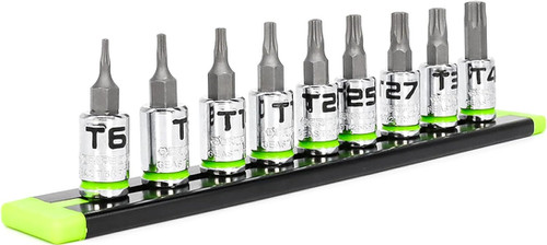 Grip Edge 9 Piece 1/4" Drive RPT Star Driver Set | JDTCo.