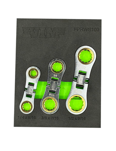 VIM 3 PC. FLEX PALM RATCHET - SAE | JDTCo.