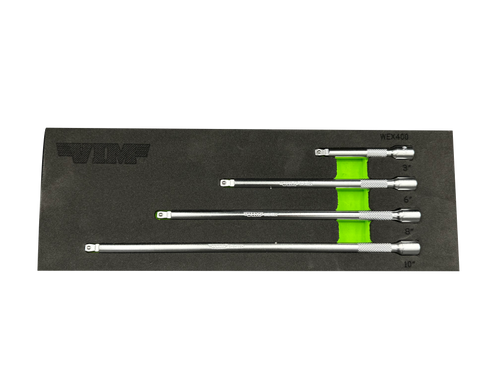 VIM 4 Piece 1/4" Drive Wobble Extension Set | JDTCo.