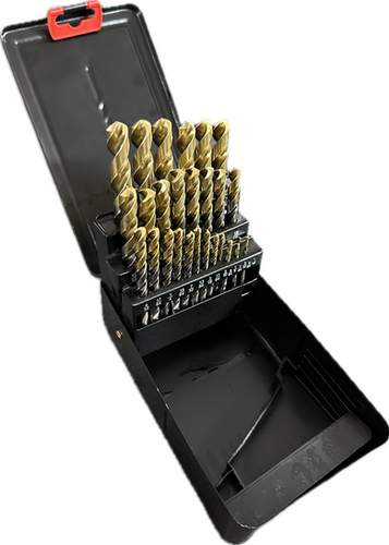 Wurth TiN Coated Drill Bit Index 29PC 1/16" - 1/2" | JDTCo.