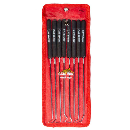 Mayhew Cats Paw 9-3/4" Long 8 Piece Hook & Pick Set | JDTCo.