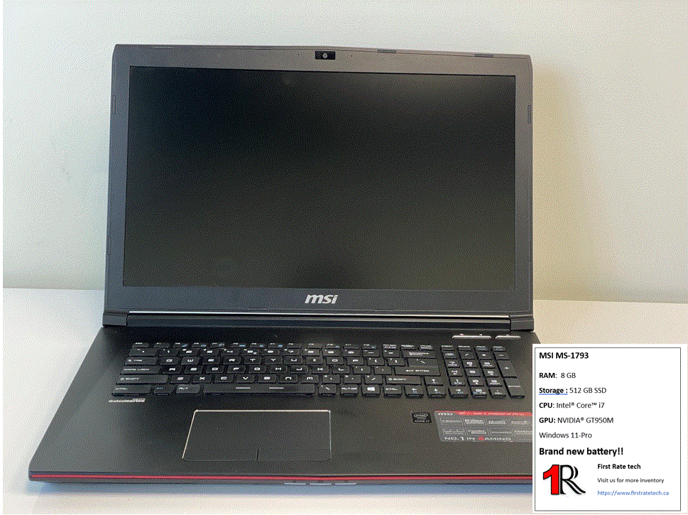 MSI MS-1793 | First Rate Tech Serv