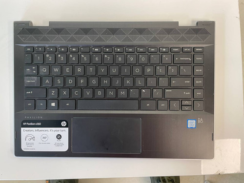 HP PAVILION X360 14cd 14m-cd Upper Case Palmrest w/trackpad-board ...