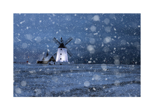 Snowy lytham windmill A3 | Mark McNeill photography