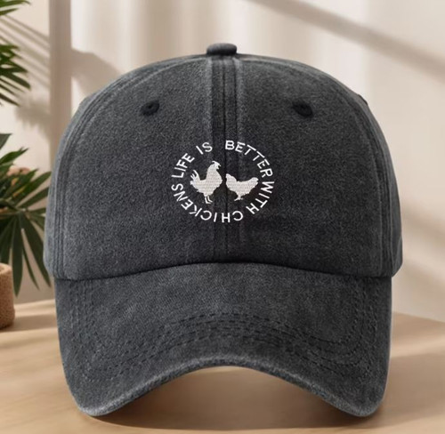 Chicken Cap: Life is better with chickens! | Heritagehenhuts
