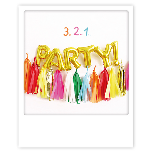 Karte – 3, 2, 1, Party! | rosenhauer-kunz
