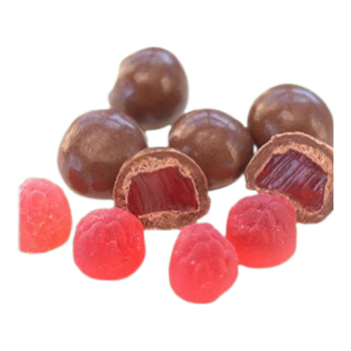 Raspberry Lollies in Mylk Chocolate | Chocolate Apple Fact