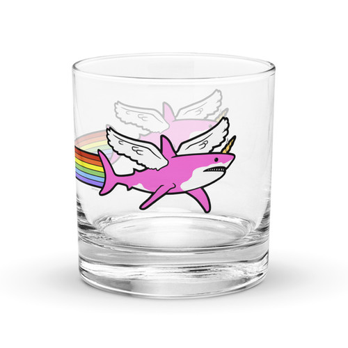 Trevor Wayne Unishark Rocks Glass | Trevor Wayne