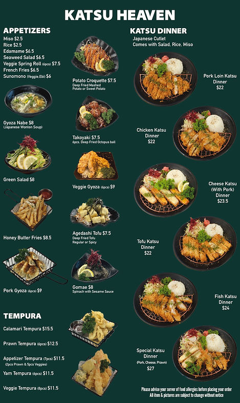 Menu | KATSU HEAVEN