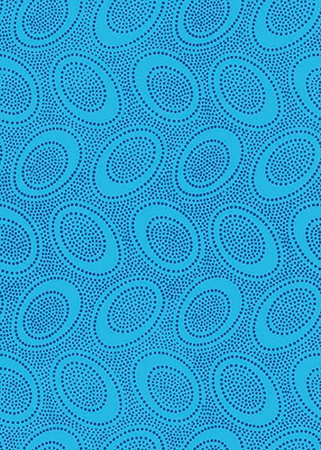 PWGP71 - Aboriginal Dots - Turquoise | Mysite