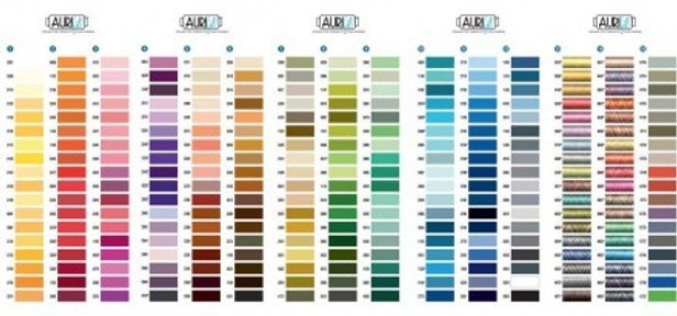 Aurifil Colour Chart | Mysite