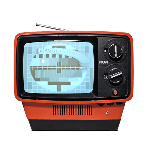 RCA AU-097A Red Mod TV | mediapollution