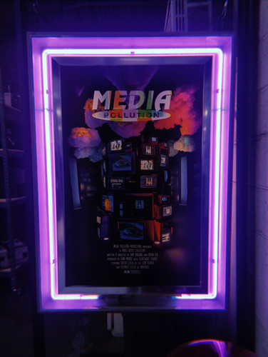 Vintage Neon Double Sided Movie Poster | mediapollution