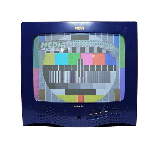 RCA E13710 Purple See Thru TV | mediapollution