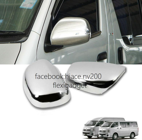 Toyota Hiace Side Rear Mirror Chrome Cover | Flexigadget