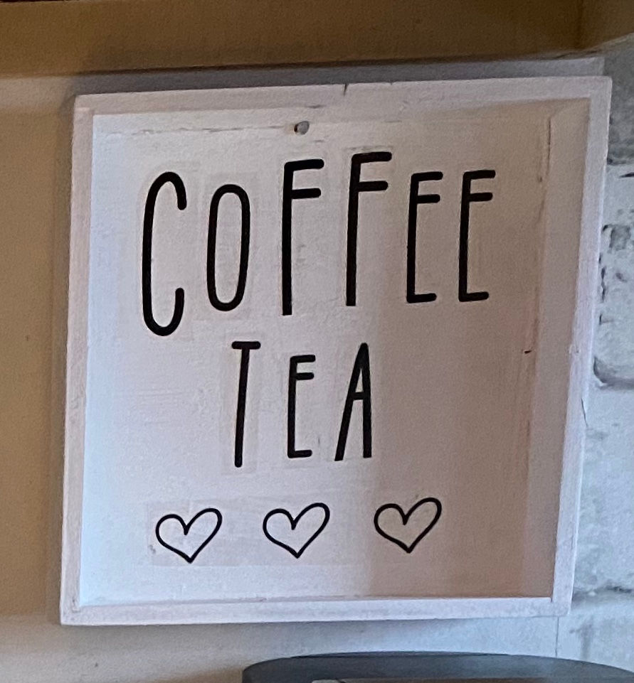 Dollar Tree Coffee Bar Sign DIY