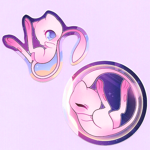Pokémon: Mew Stickers | kiwibon