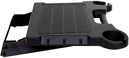 Broilmaster Black Drop Down Side Shelf With Cup Holders With Black ...