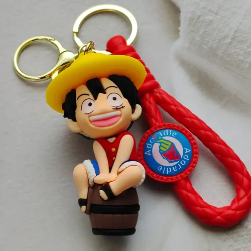 One Piece Dr. Luffy 3D Keychain – Premium Rubber Material ...