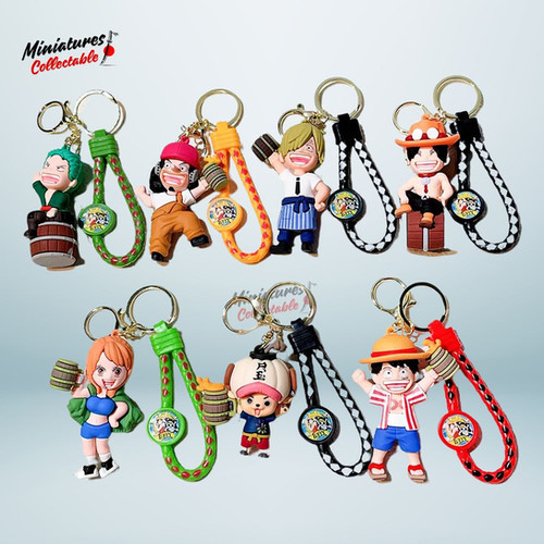 One Piece 3D Keychain – Luffy, Zoro, Sanji, Nami, Chopper, Ace and ...