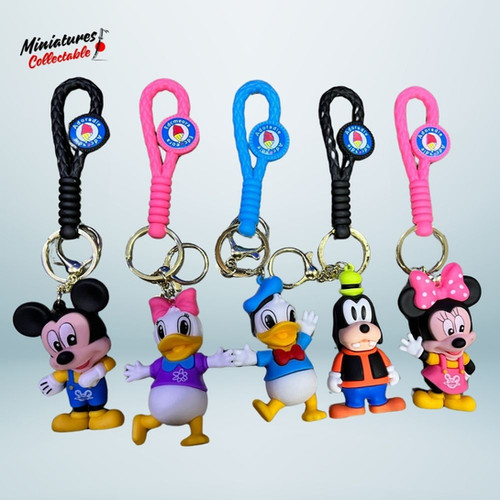 Disney Mickey Mouse 3D Keychains ( Daisy Duck, Donald Duck, Goofy ...