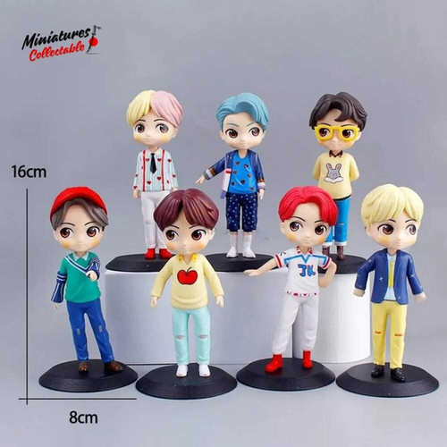 BTS Miniature Figures Set – 7-Piece Collection | MiniatureCollectable
