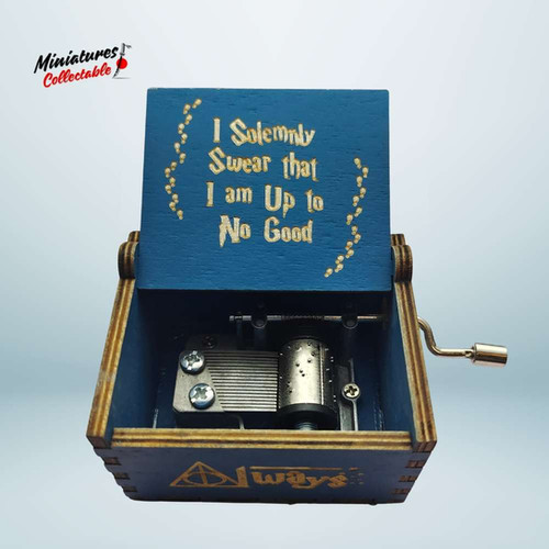 Harry Potter Wooden Premium Music Box - Miniatures Collectable ...
