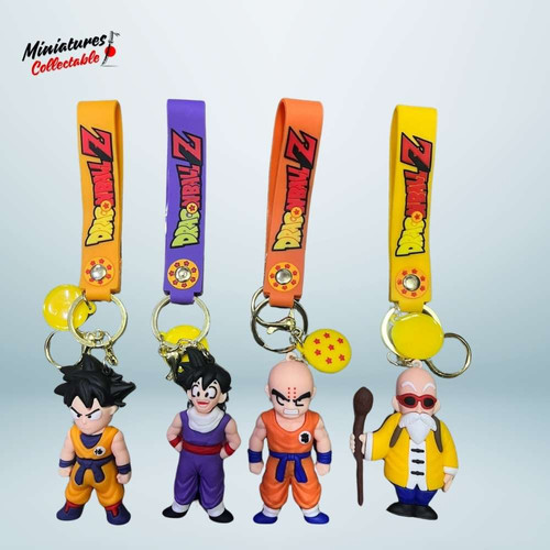 Dragon Ball Z 3D Keychain - Goku, Gohan, Krillin & Master Roshi ...