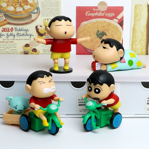 Shinchan Miniatures Set – Super Cute Collectible Figures (Set of 4 ...