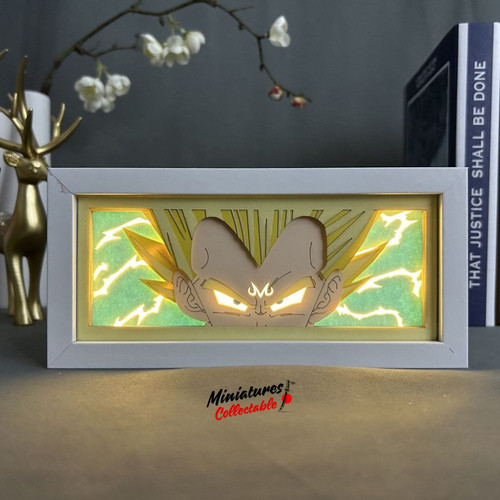 Dragon Ball Z Vegeta Light Box | MiniatureCollectable