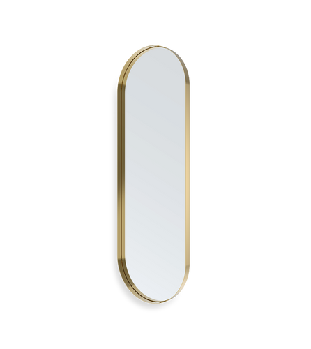 Arkivio | Deep Frame Pill Mirror | Brass | Just Living