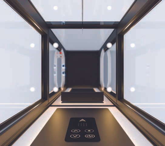 Ascenda Shaftless Home Lift | Sabre Elevator - Home Elevators