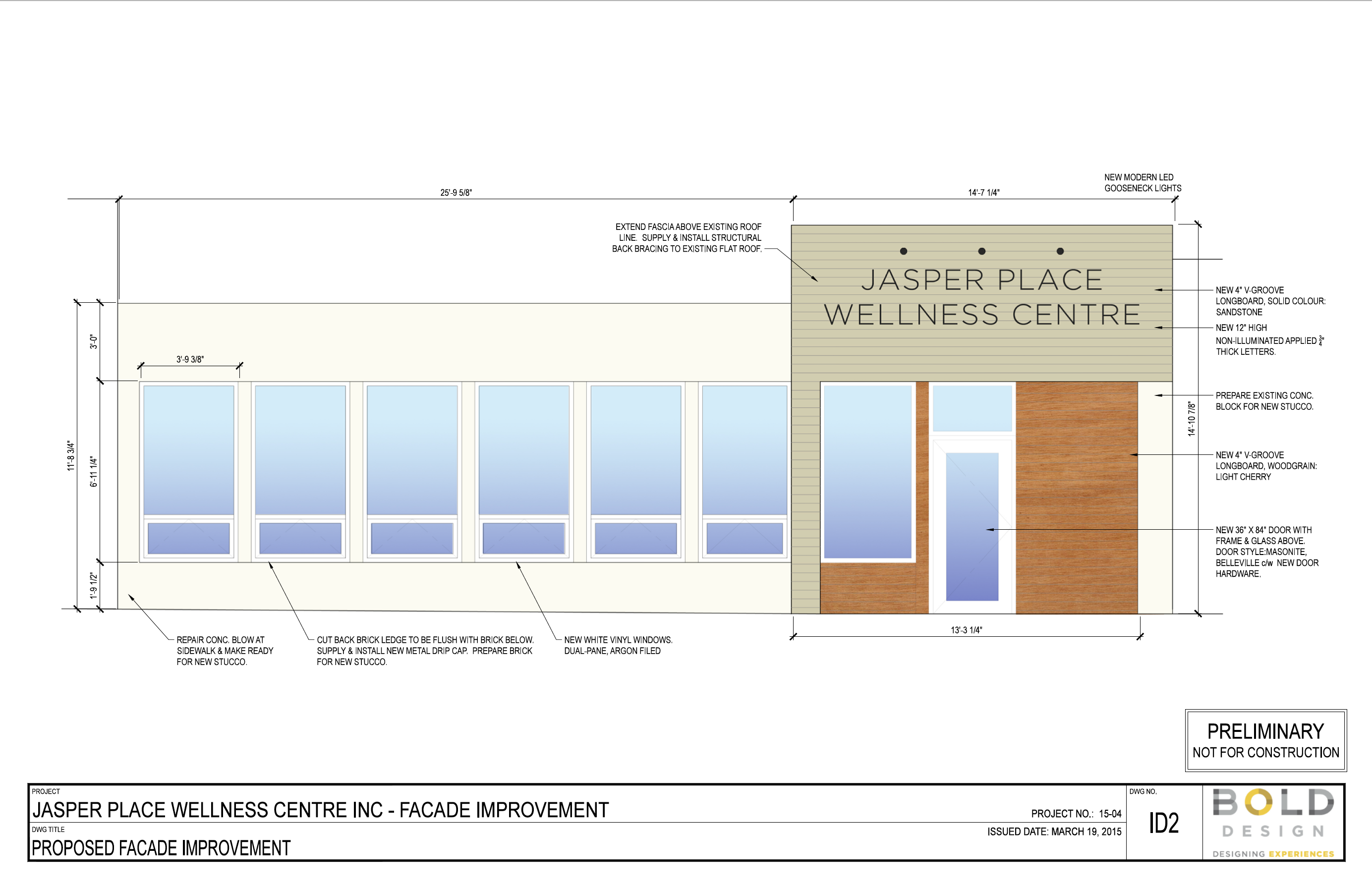 Bold Design Inc. | Edmonton, AB | Jasper Place Wellness