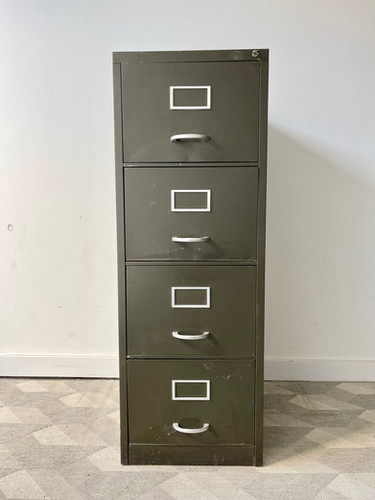 Large Vintage Metal Filing Cabinet Sankey Sheldon | Design by Davies