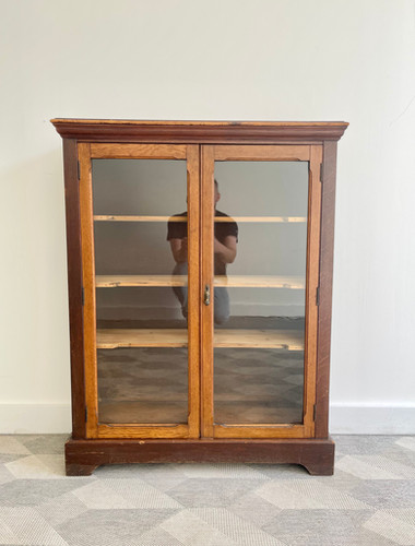 Antique Glass Display Cabinet with Shelves | Design by Davies