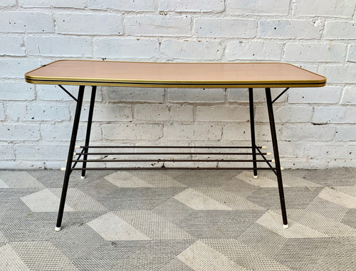 Small Vintage Coffee Table with Shelf #D348 | Design by Davies