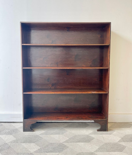 Vintage Wooden Open Bookcase | Design by Davies
