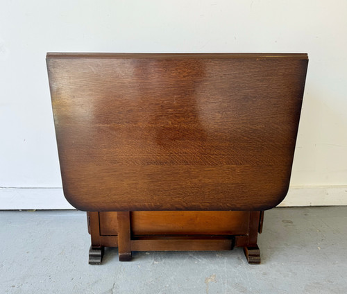 Vintage Folding Table with Storage | Design by Davies