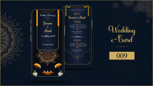 Wedding Traditional e-Card | Inspire studio | Template ID EC09 ...