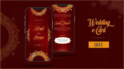 Wedding Traditional e-Card | Inspire studio | Template ID EC01 ...