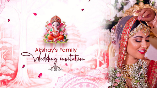 Cinematic Save The Date Video Trendy Wedding Invite Video Template