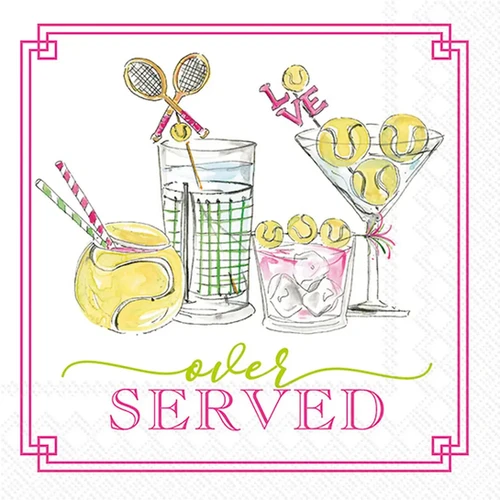 Overserved Paper Napkins | I Heart Marble Fox